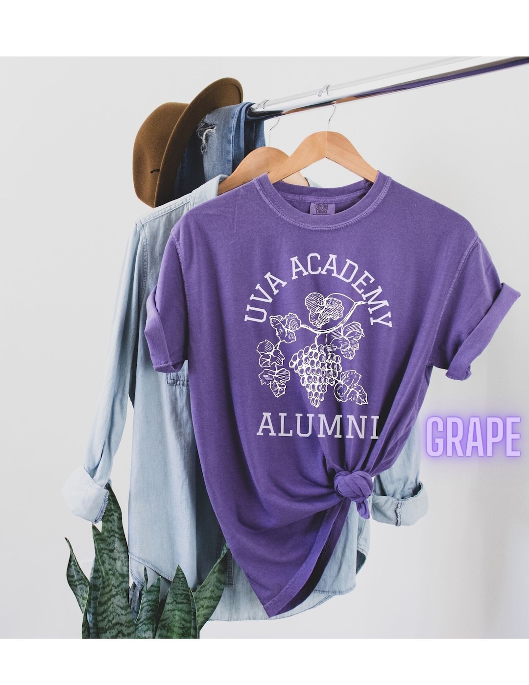 Pokemon Scarlet Violet Inspired Alumni Shirt, Grape Uva Academy Tshirt ...
