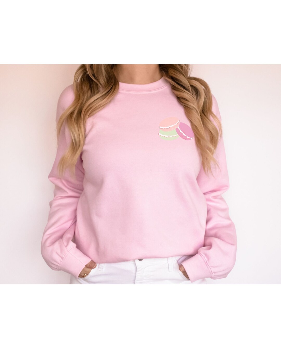Macaron Womans Sweatshirt,pastel Goth Sweatshirt, Dessert Clothing ...