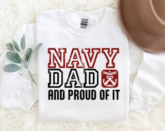 Navy Dad Shirt - Etsy