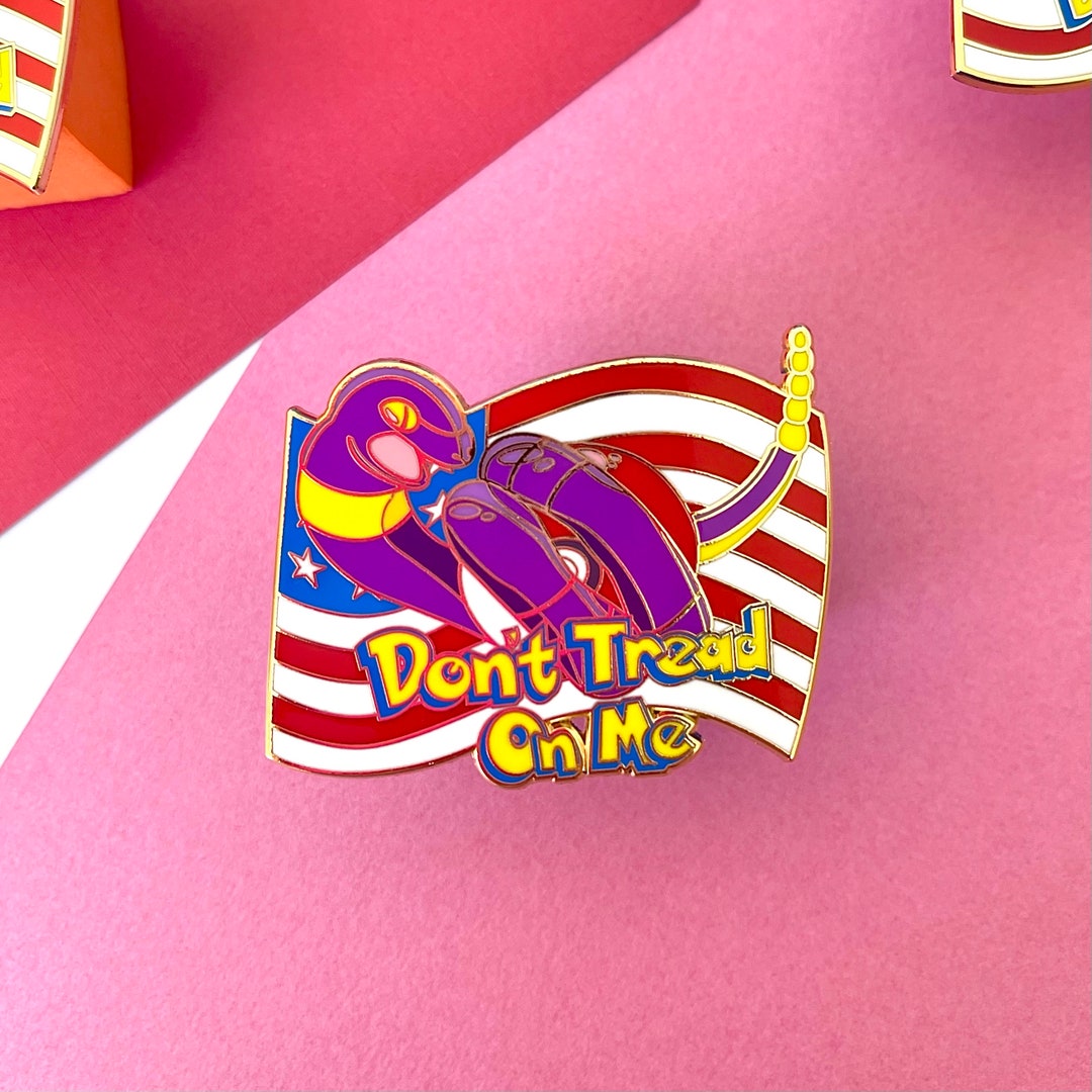 Don’t Tread on Me - Enamel Pin | Pokemon, Ekans, Gadsden Flag, USA ...