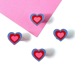 Electra-heart - Enamel Pin | Heart Pins | Hard Enamel Pins | Powerpuff ...