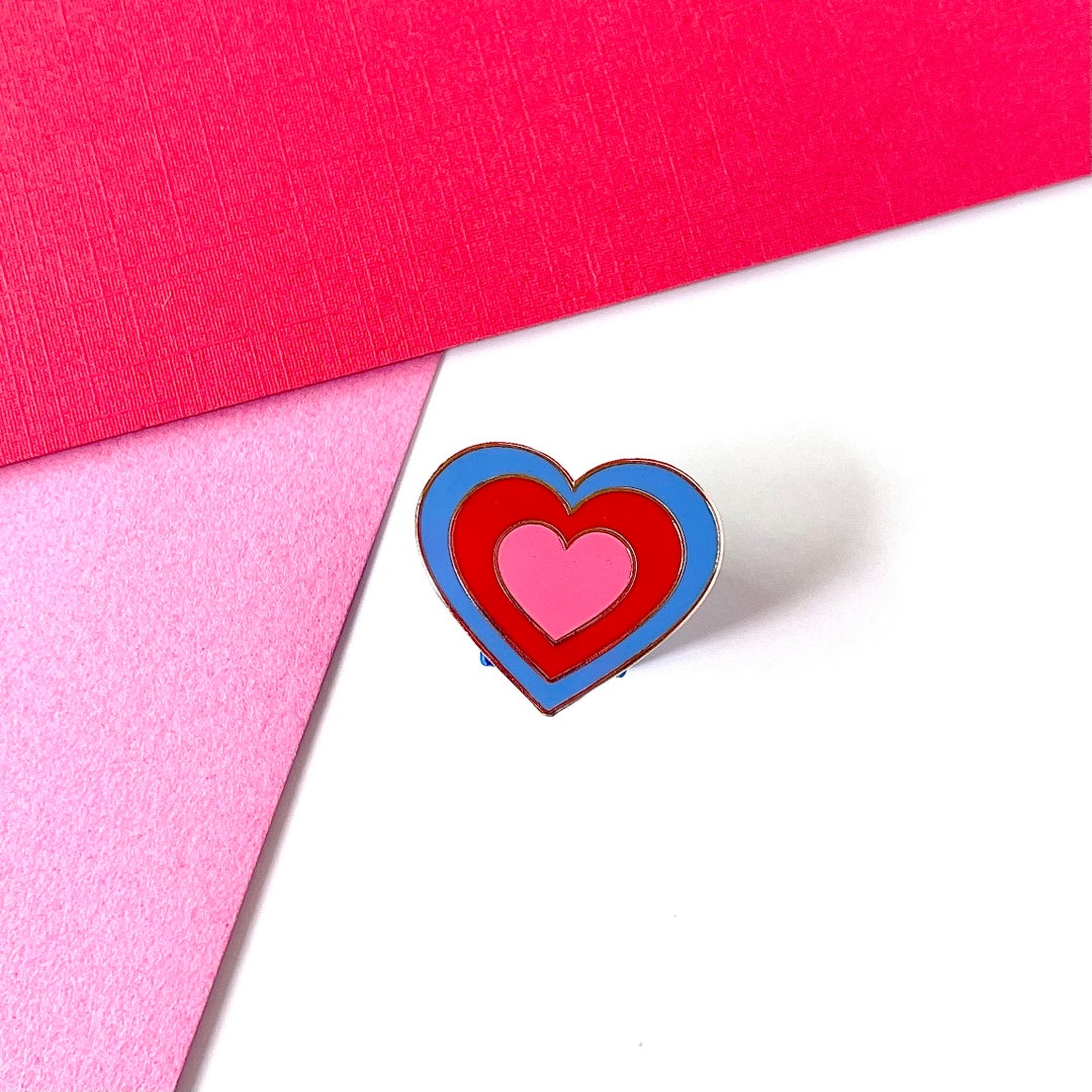 Electra-heart - Enamel Pin | Heart Pins | Hard Enamel Pins | Powerpuff ...