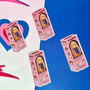 M3GAN Doll by BLUMHOUSE TOYS | Vinyl Sticker | Blumhouse | Horror ...