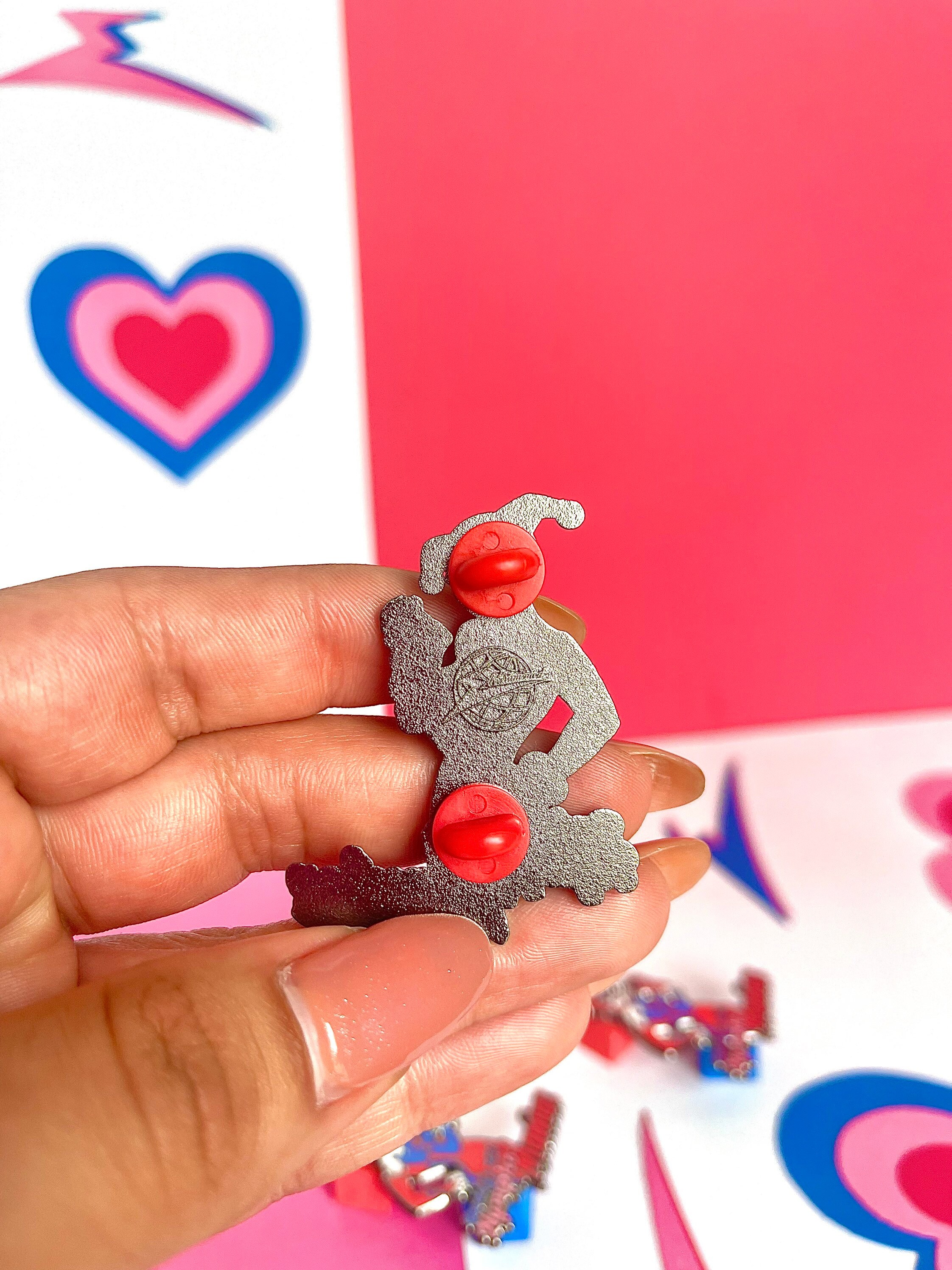 Daddys Lil Nympho-maniac Enamel Pin Harley Quinn the - Etsy