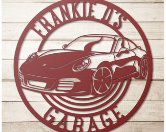 Porsche 911 Metal Sign - Etsy