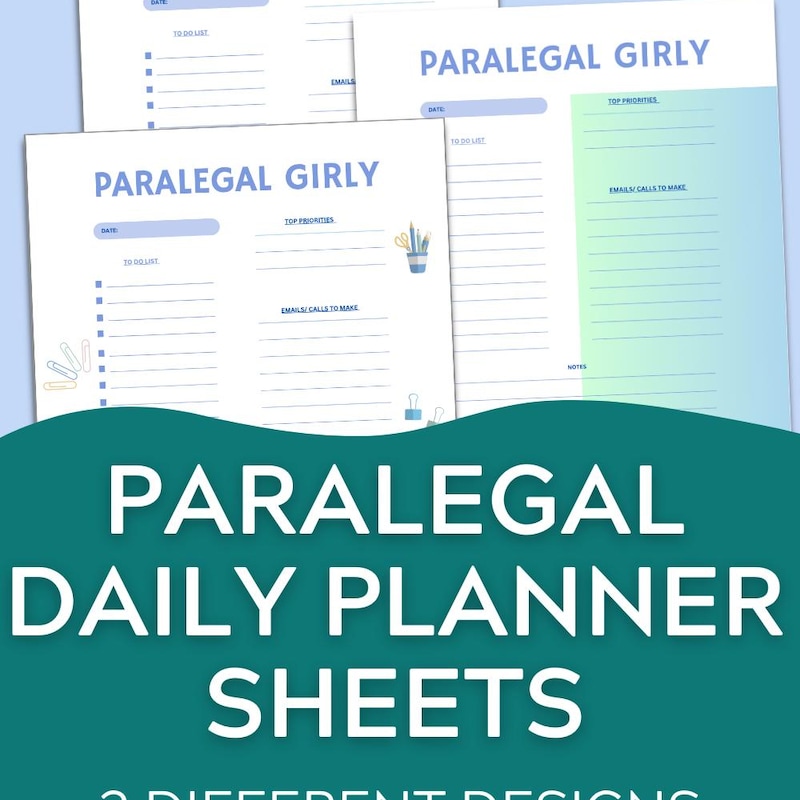 Digital Paralegal Planner - Etsy
