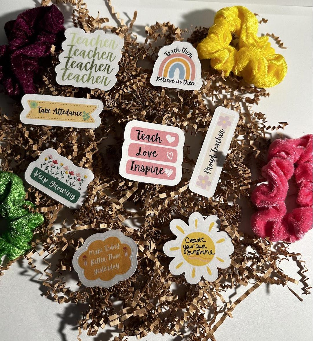 8 Sticker Set Motivational Decals for Teachers ,positive & Motivational ...