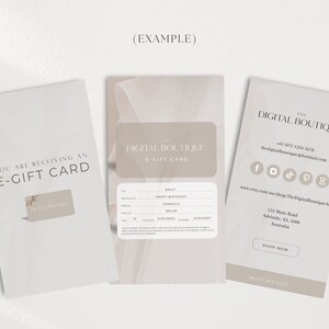 E-gift Card, Gift Card, Digital Gift Card, Personalised E-gift Card ...