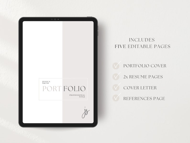 Resume Resume Template Cover Letter Professional Resume - Etsy