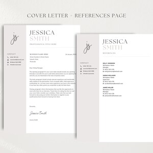 Resume, Resume Template, Cover Letter, Professional Resume, References ...
