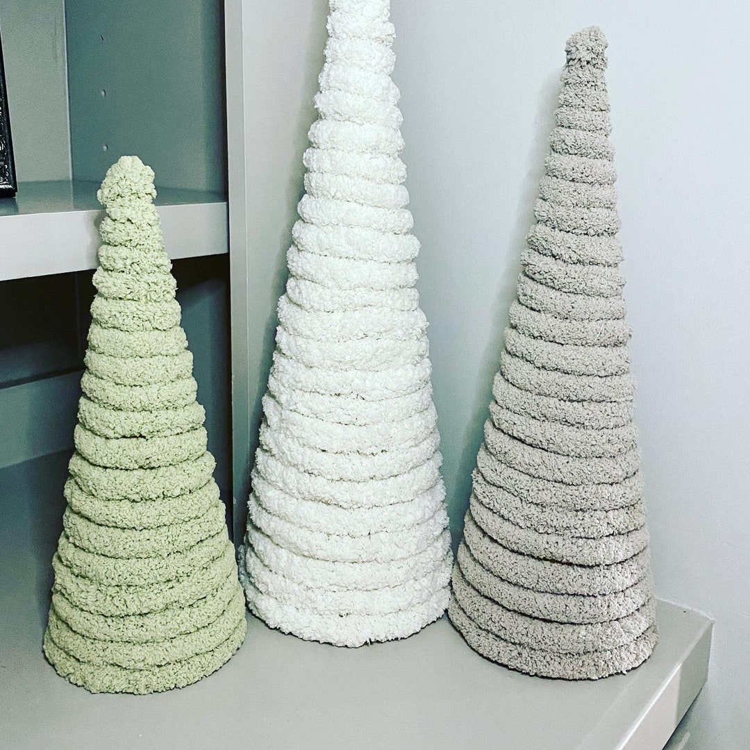 Yarn Christmas Tree Decor - Etsy