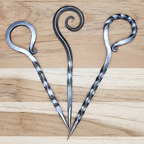 Forged Hair Stick Hair Pin Set - Etsy