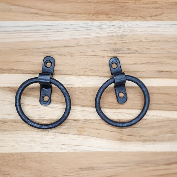 Hand Forged Cabinet Pulls - Etsy