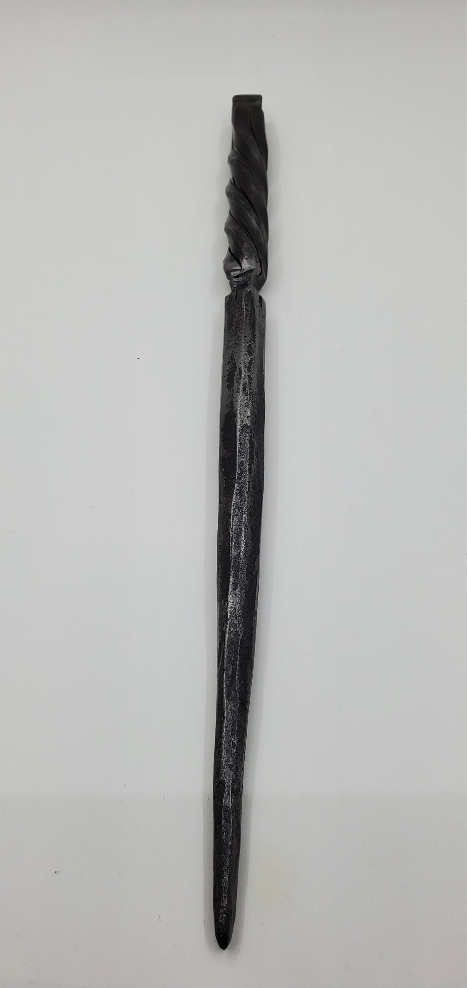 Hand Forged Steel Wand With Twisted Handle | Etsy