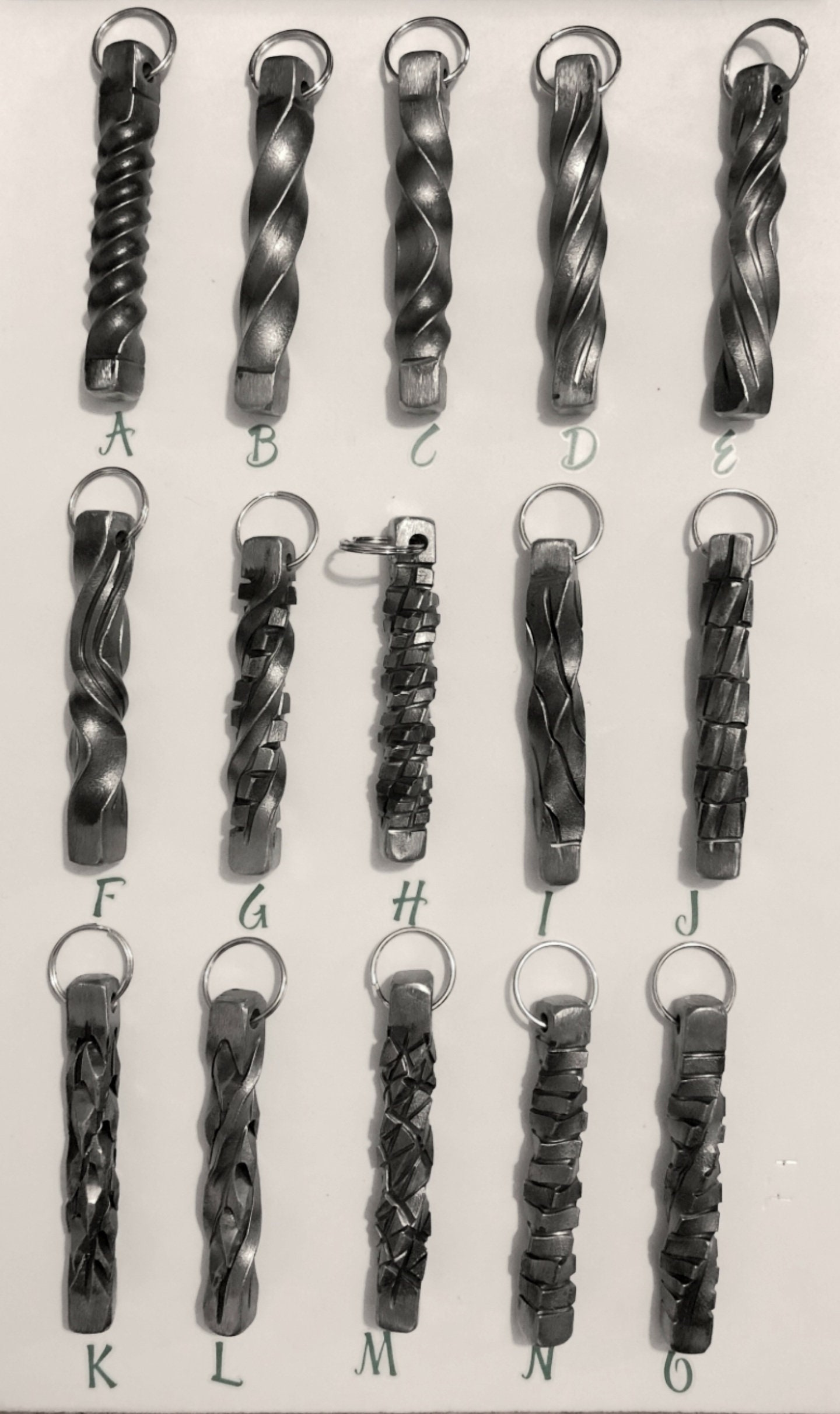 Hand Forged Steel Wand With Twisted Handle - Etsy UK