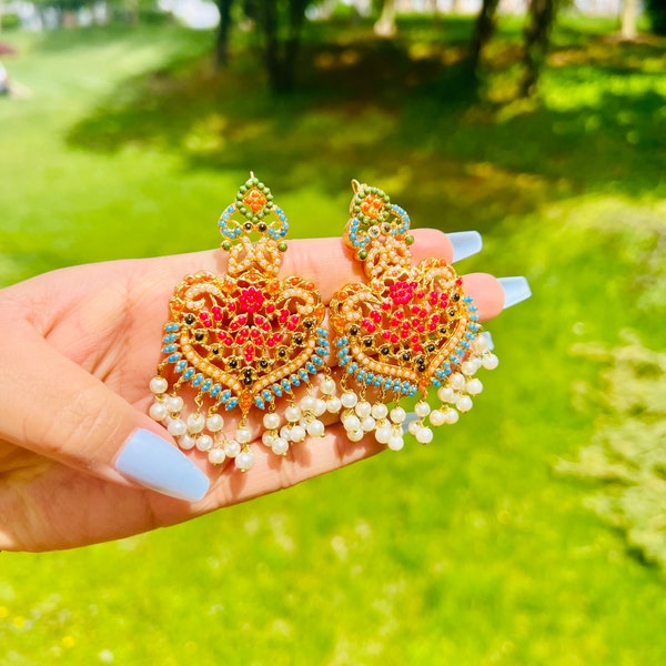 Multicolor Earrings - Etsy