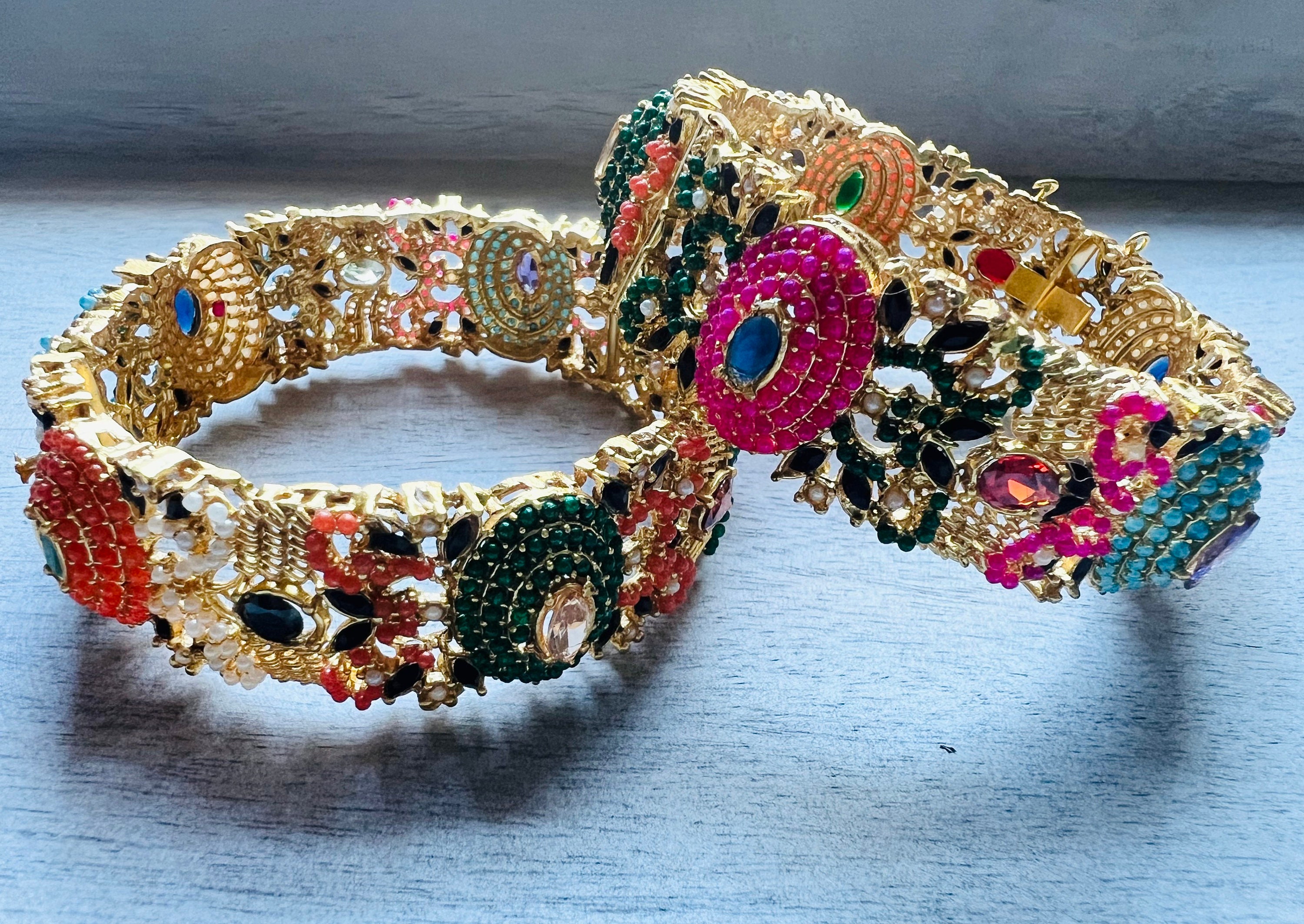 Pair of Bangle /chudi/ Silver Traditional Bangles/ Ethnic - Etsy