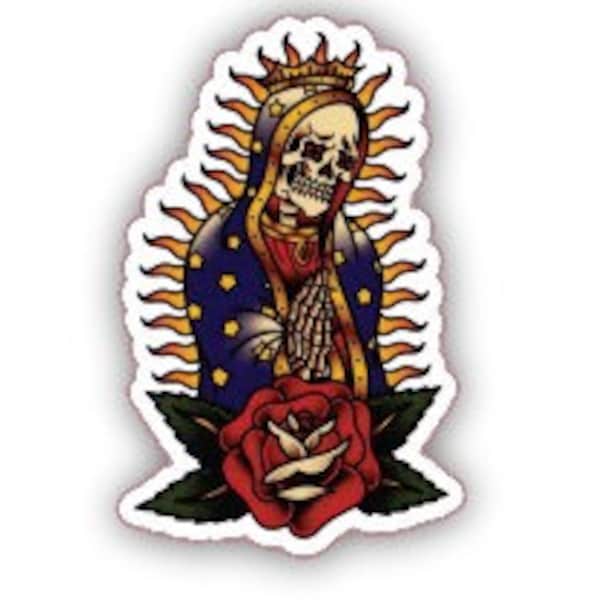 Santa Muerte Stickers - Etsy