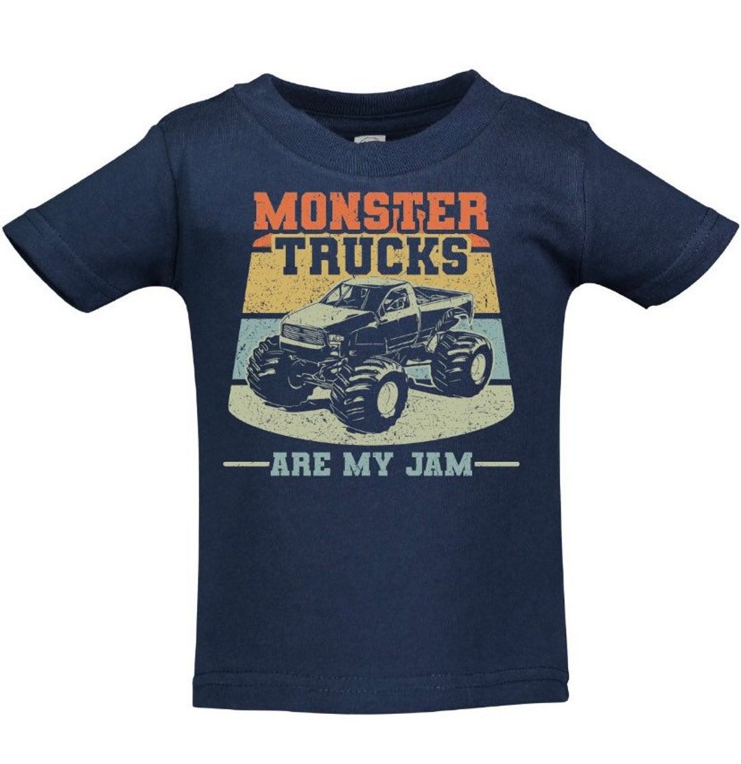 Monster Jam Shirt/toddler Truck Shirt/big Truck Youth Shirt/boy Monster ...