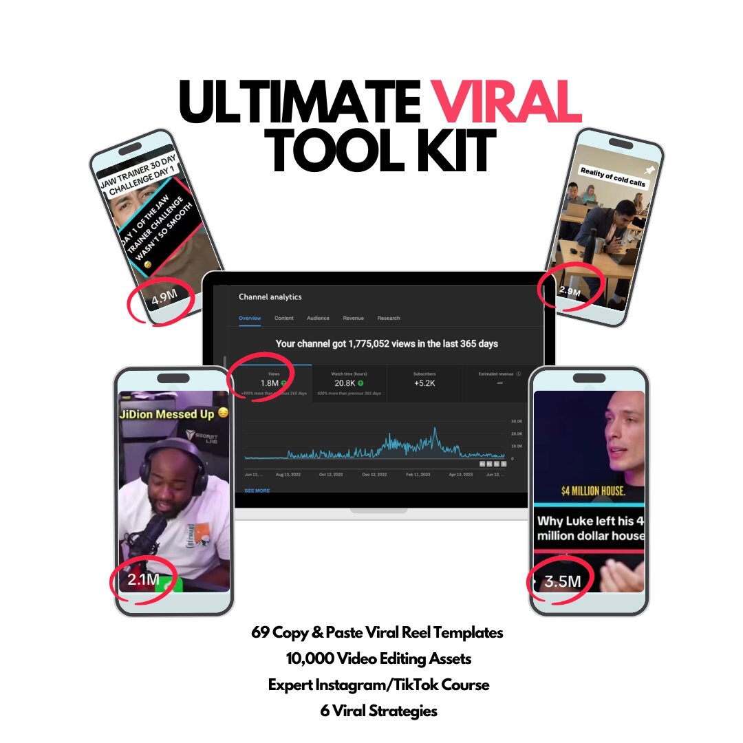 69 Copy & Paste Viral Reel Templates 10,000 Video Editing Assets Expert ...