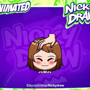 Animated Head Pat Twitch Emotes // Animated Chibi Twitch Emotes ...