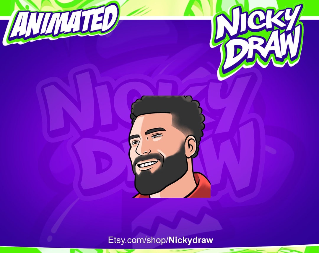 Animated Gigachad Afro Twitch Emotes // Animated Gigachad Twitch Emotes ...