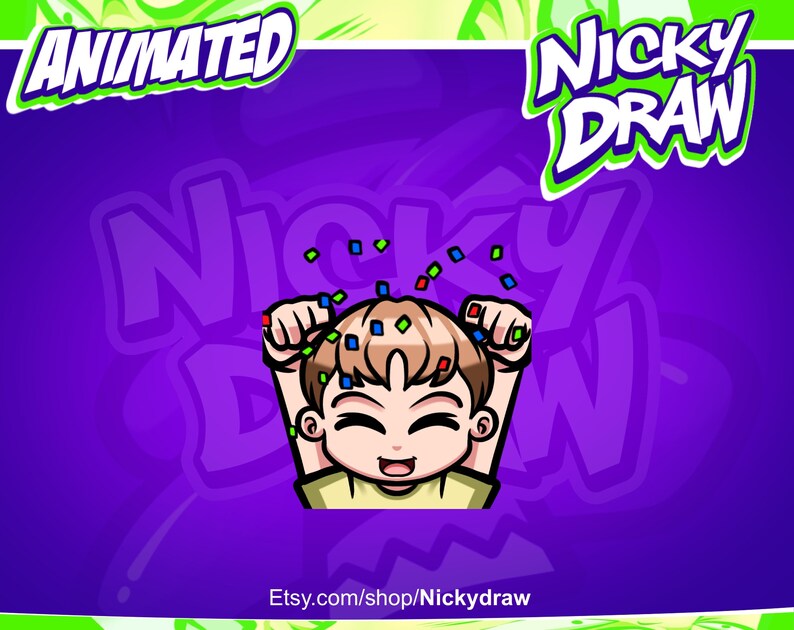Animated Hype Twitch Emotes // Animated Chibi Twitch Emotes // Animated ...