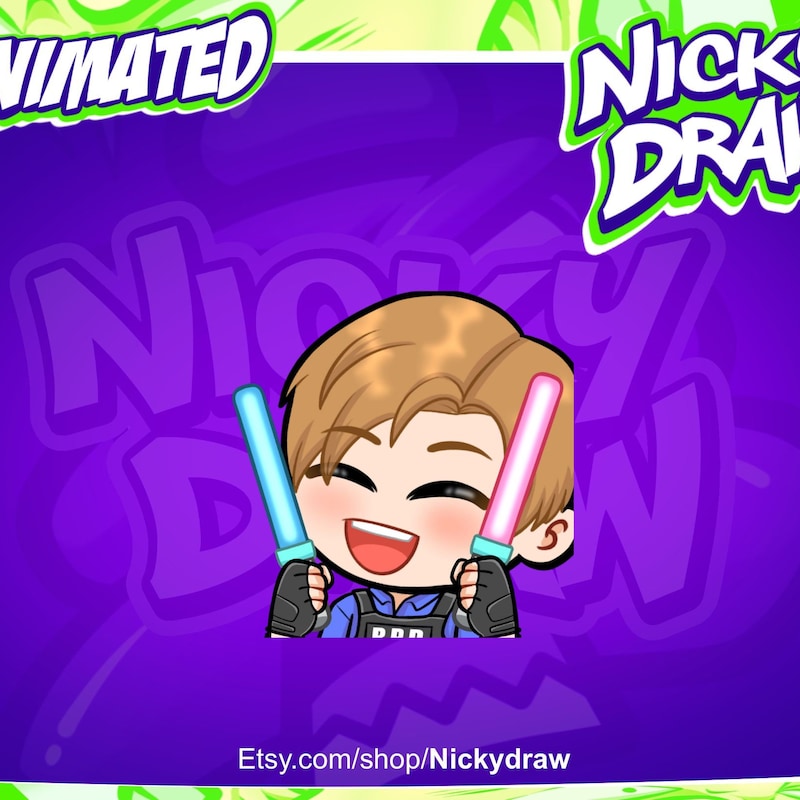 Leon Emote Animated - Etsy