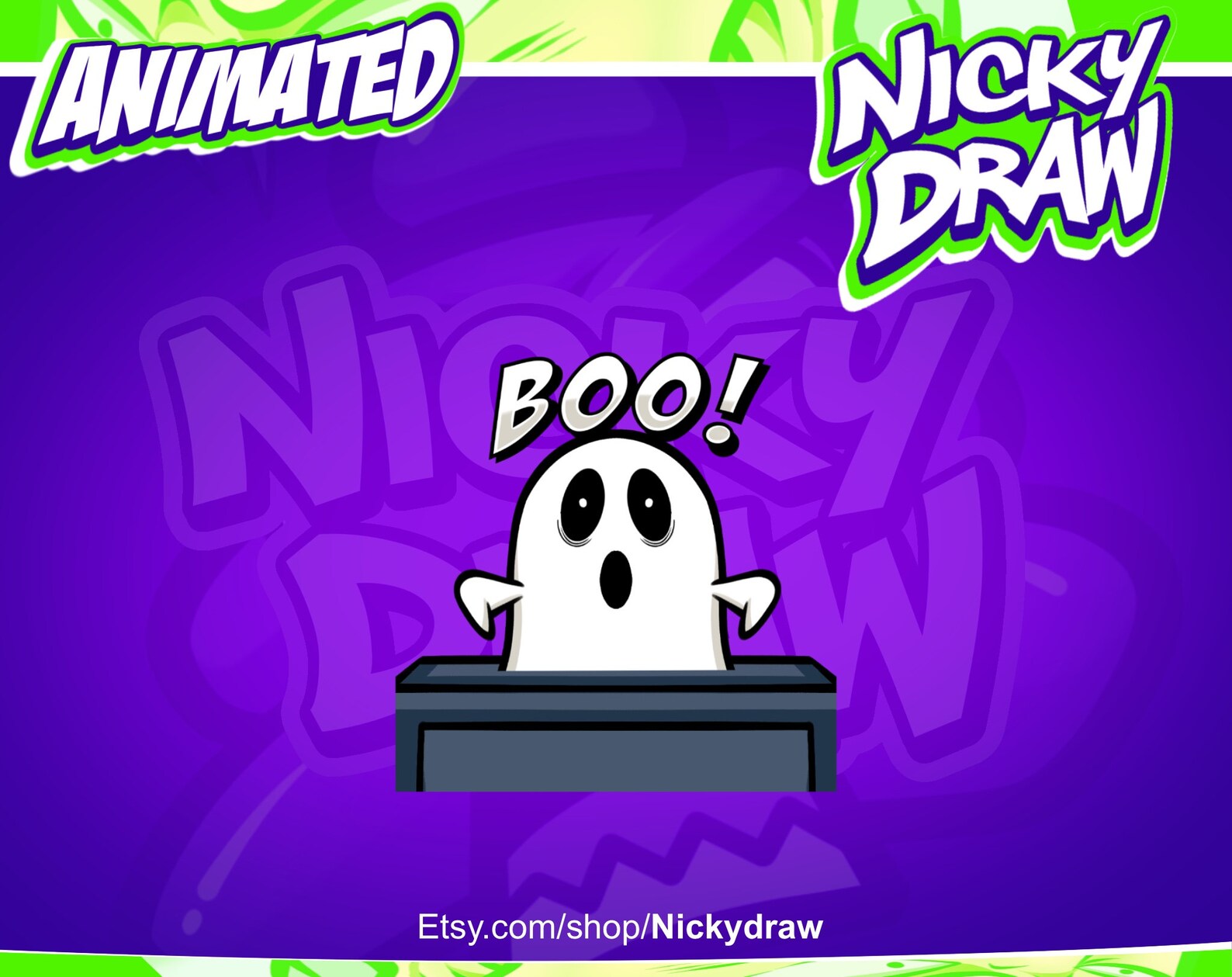 Animated Ghost Twitch Emotes // Animated Cute Horror Twitch - Etsy