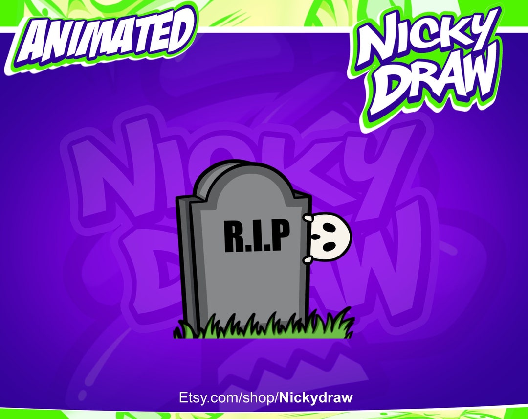 Animated RIP Twitch Emotes // Animated Cute Horror Twitch Emotes ...