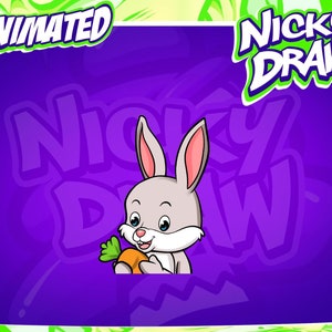 Animated Bunny Twitch Emotes // Animated Eat Twitch Emotes // Animated ...