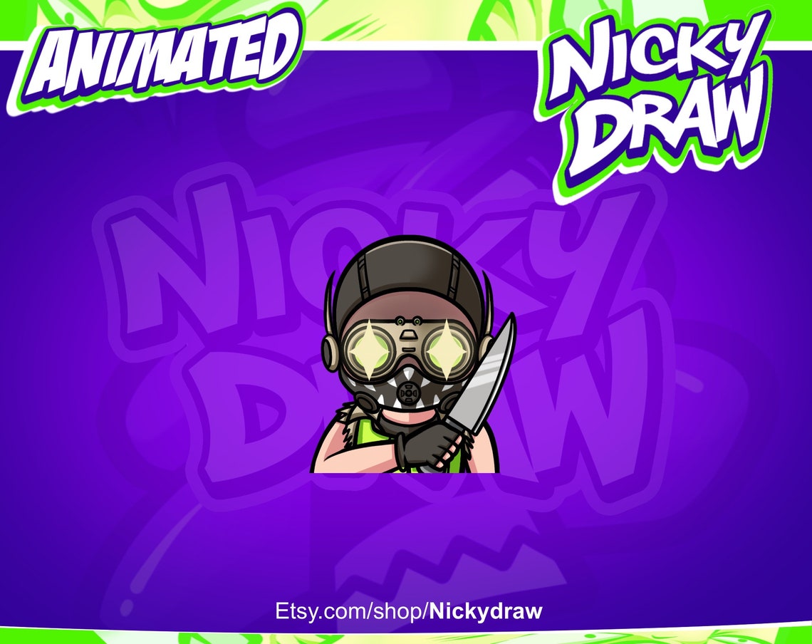 Animated Octane Twitch Emotes // Animated Knife Twitch Emotes ...