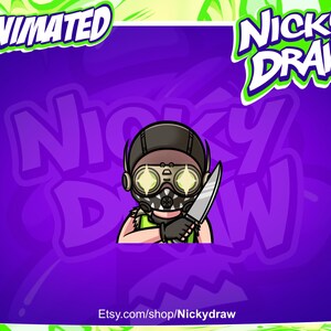 Animated Octane Twitch Emotes // Animated Knife Twitch Emotes ...