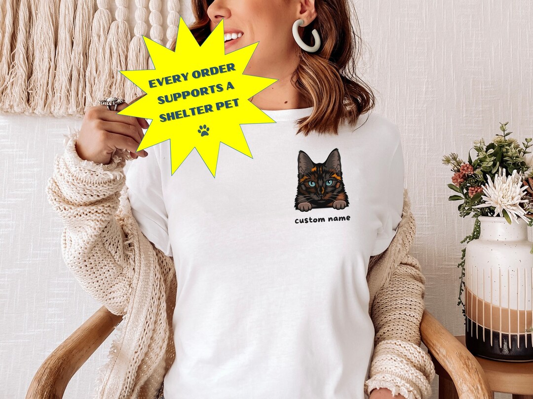 TORTIE CAT SHIRT, Tortie Cat Sweatshirt, Tortie Cat Tshirt, Tortie Cat ...