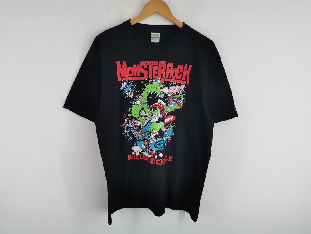 Rolling Cradle Monster Rock Shirt Vintage 90s Rolling Cradle - Etsy
