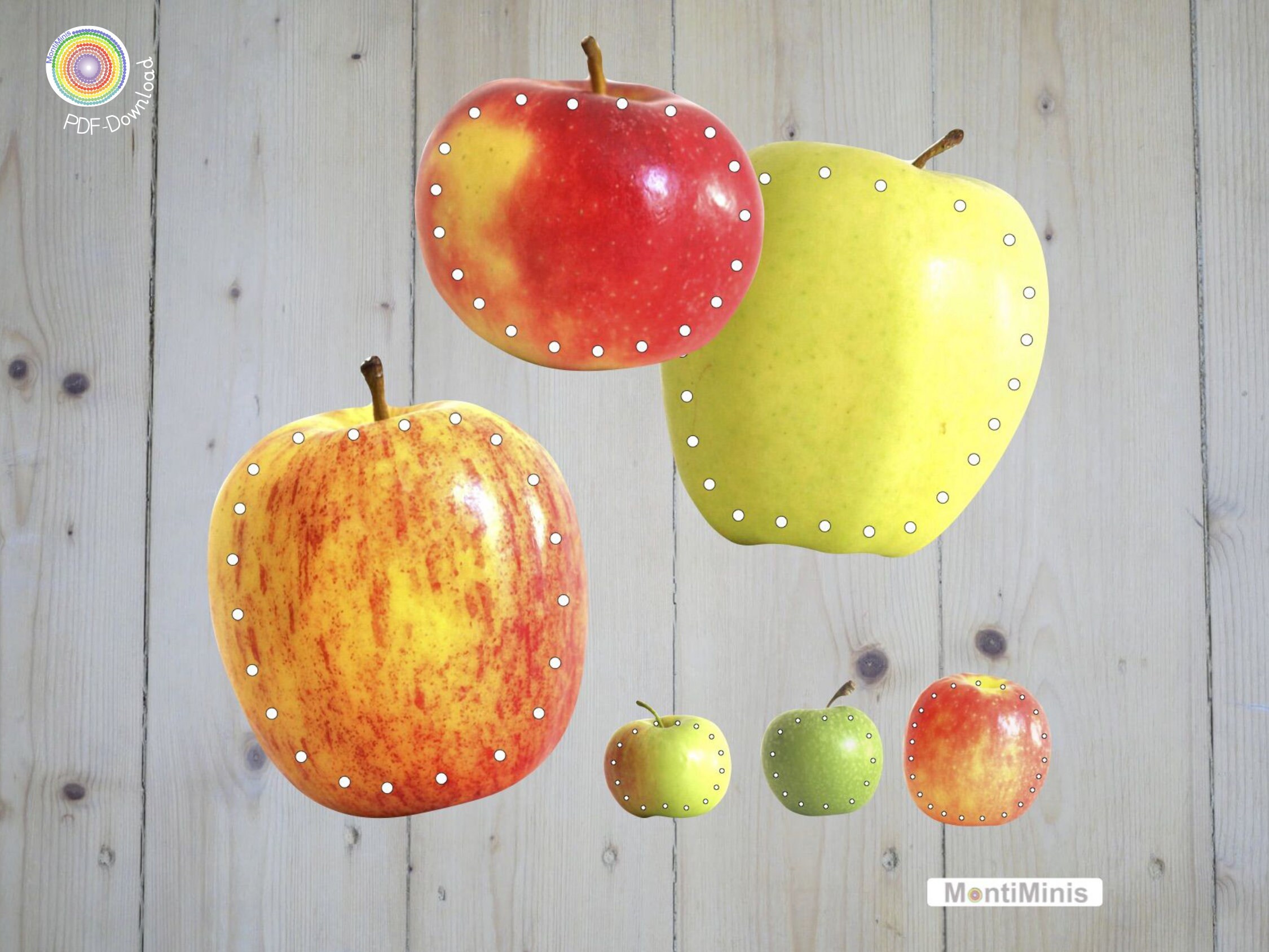 Apple Threading Cards - Template - Printable Teaching Material - Exempt ...