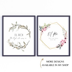 El Roi, the God Who Sees Me Print, El Roi Printable Wall Art, Genesis ...