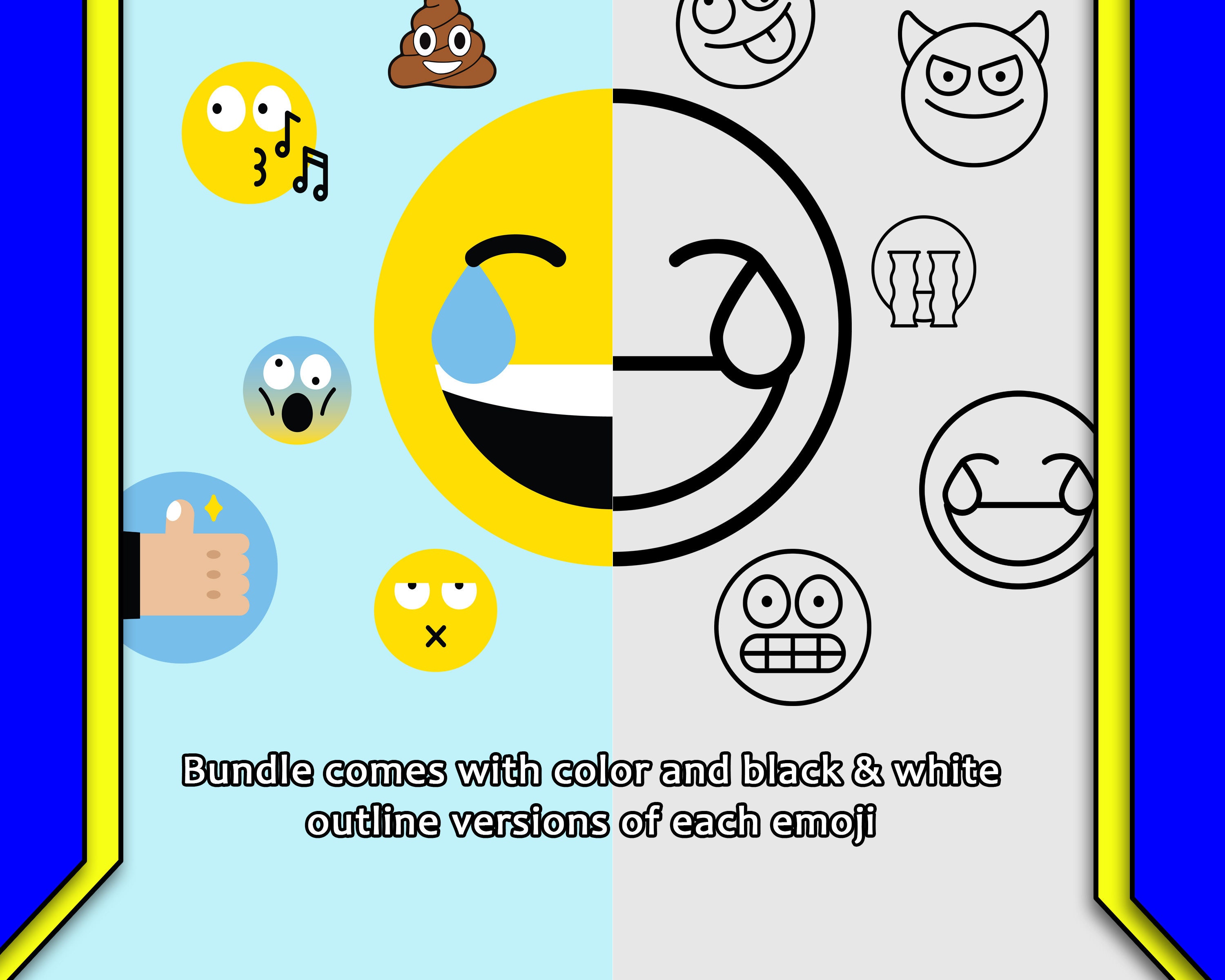 Emoji Collection Emoji SVG Emoji PNG Emoji Clipart Smiley - Etsy Australia