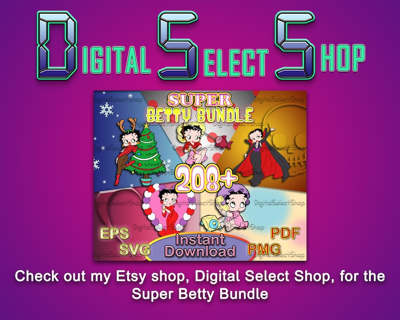 Baby Svg Bundle, Baby Betty Boop Svg, Layered Svg, PNG, PDF, EPS, Files ...