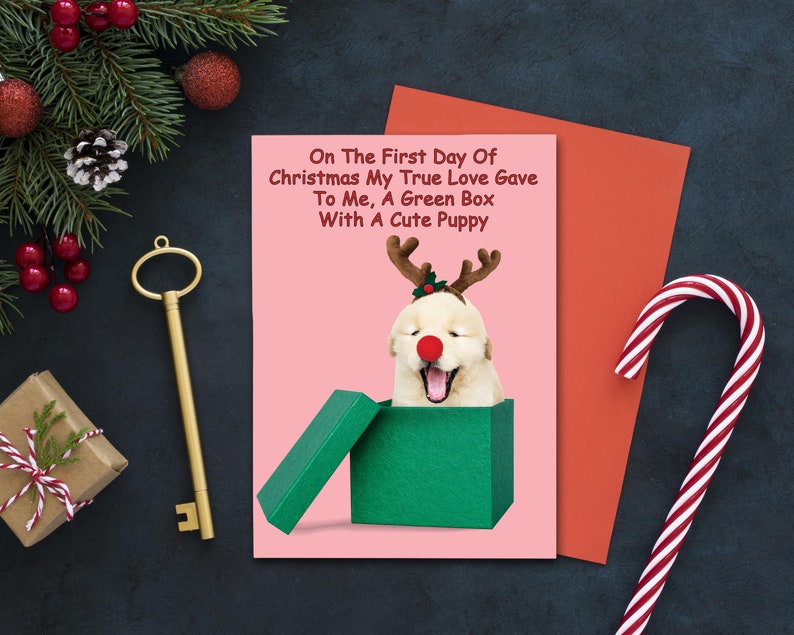 Printable Dog Holiday Cards Bundle Christmas Card Dog - Etsy