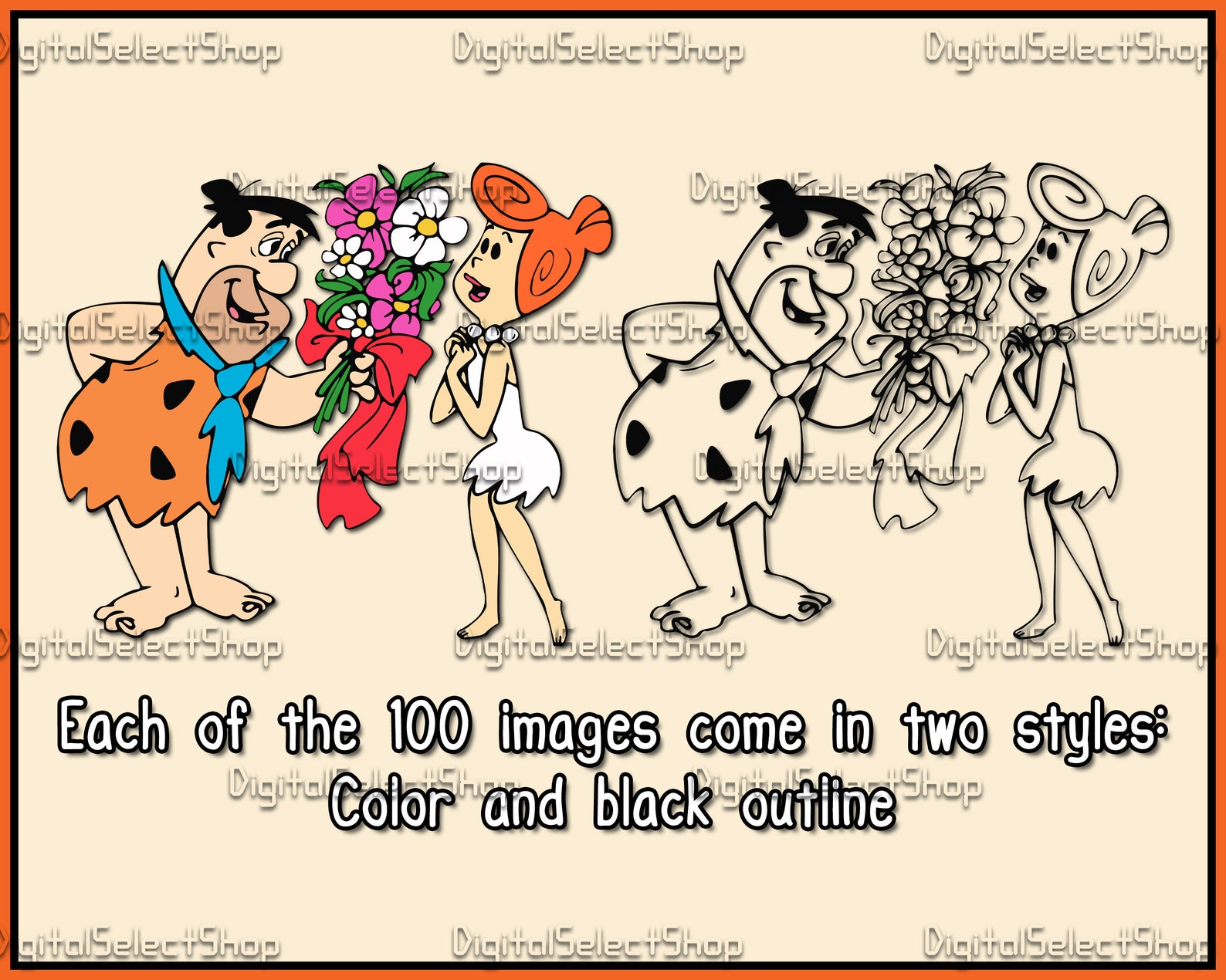 Flintstones Svg Bundle, Svg Pack, Layered Svg, PNG, PDF, EPS, Files for ...