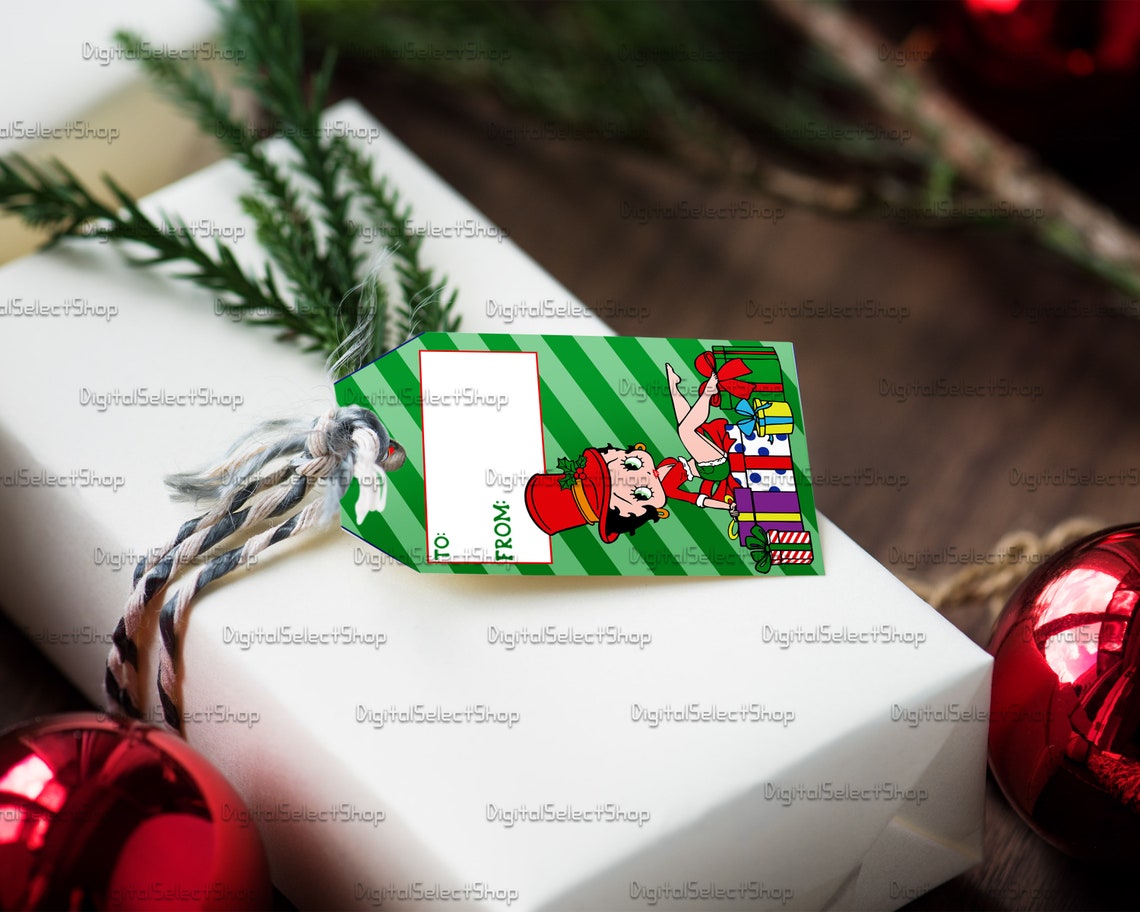 Christmas Digital Gift Tags Printable Christmas Tags Betty - Etsy
