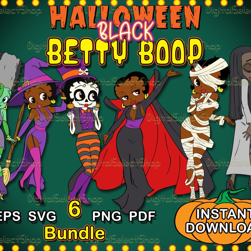 Betty Boop Svg - Etsy