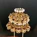 Hair Pin / Khopa/ Maharastrian Hair Pin With Pearls | Hair Bun Pin ...