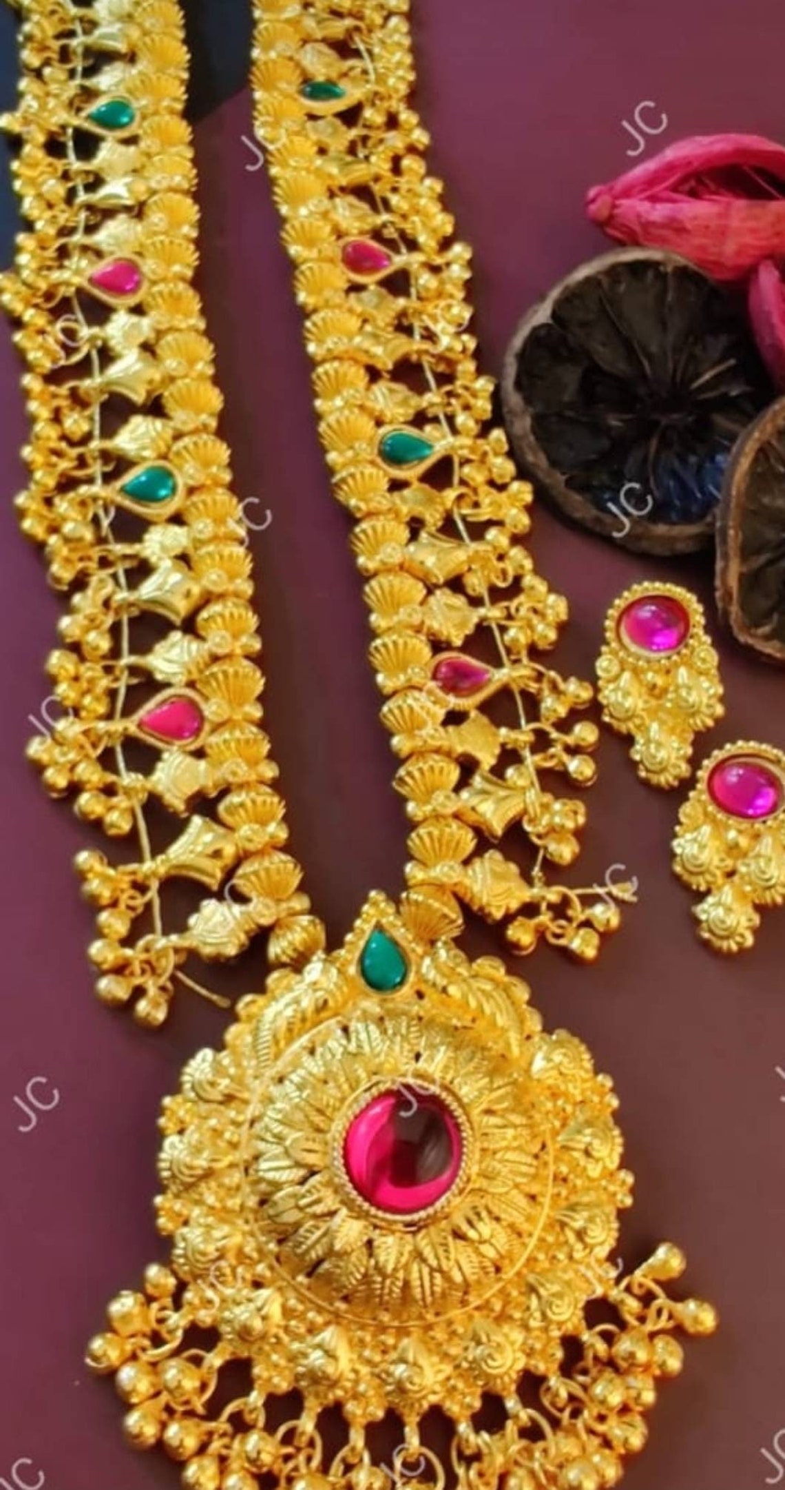 Kolhapuri Saaj / Long Necklace/maharashtrian Traditional - Etsy