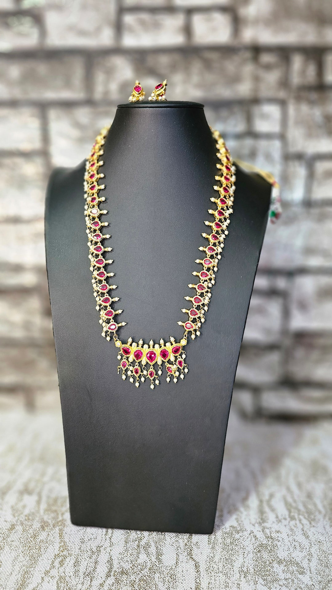 Beautiful Maharastrian Traditional Pearl or Bormal Necklace Tanmani ...