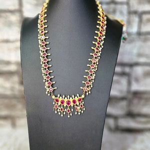 Beautiful Maharastrian Traditional Pearl or Bormal Necklace Tanmani ...