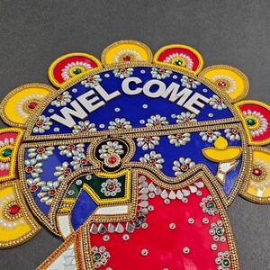 Handmade Acrylic Handcrafted Rangoli / Rangoli Decoration / Rangoli Set ...