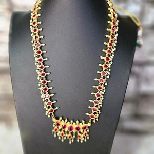 Beautiful Maharastrian Traditional Pearl or Bormal Necklace Tanmani ...