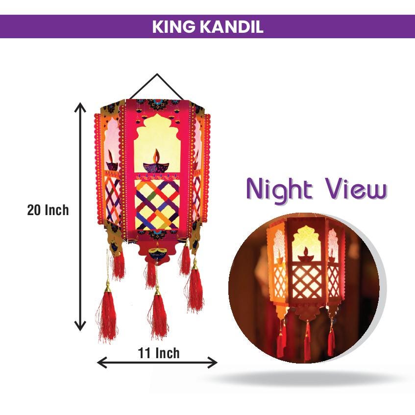 DIY Akash Kandil Diwali Lantern Kit - Handmade Decorative Paper ...
